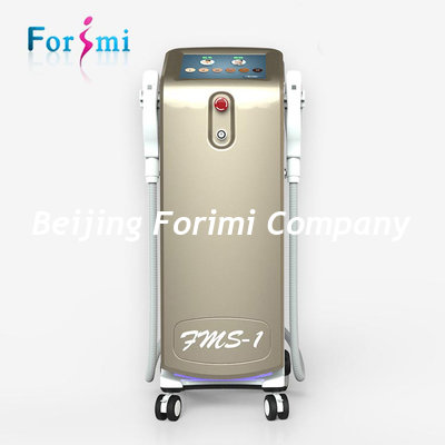 Customize 40j max shr ipl italy laser machines with laser protective goggles and trolley