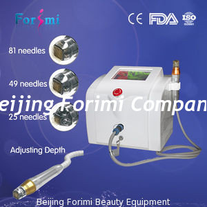 dermal stamping with radio frequency CW and Pulse mode Needling Machine With 0.5-3MM Depth RF Microneedle