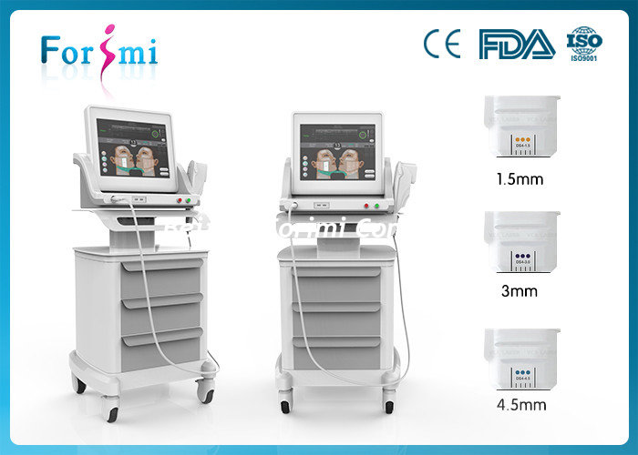 non invasive neck tightening machine HIFU-f wrinkle removal machine face firming face lift muscle tone machine