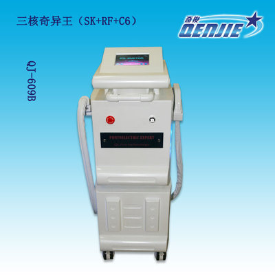 China 532nm Laser Coffee , Brown Tatoo Removal IPL E-light Skin Whitening / Toning supplier