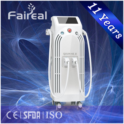 China Double IPL handles for hair removal ,skin rejuvenation beauty machine supplier