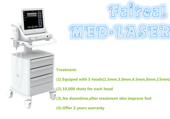 Beauty Salon Anti - Aging HIFU Machine For Skin Tightening / Skin Cleansing supplier