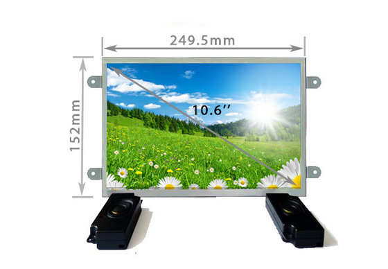10 Inch Video Display Screen , Bluetooth Mini Hd LCD Video Wall Display