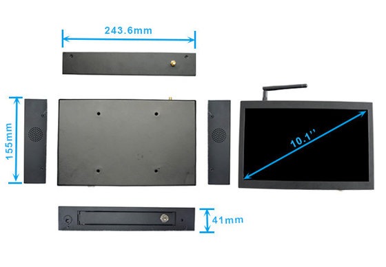 10 inch Waterproof Outdoor LED Screen Android Ethernet Lan Wifi HD Network LCD Monitor