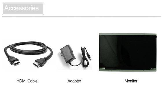 15.6" tft lcd display 16:9 open frame full hd vga metal case monitor lcd monitors display