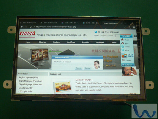 10.1 Inch Touch Screen LCD Display , Full HD Android Open Frame LCD Monitor