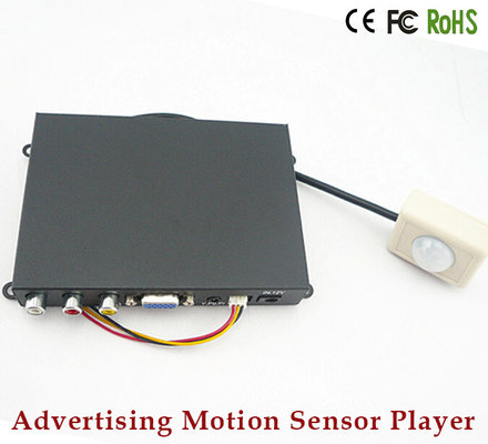 Portable Motion Sensor LCD Display Advertising Media Player For Restaurant Table