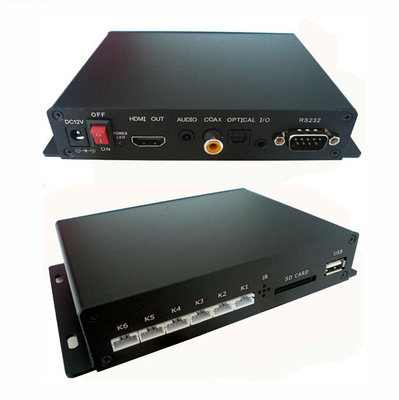 HDMI Output Motion Sensor LCD Display , Multimedia Video Player TV Box