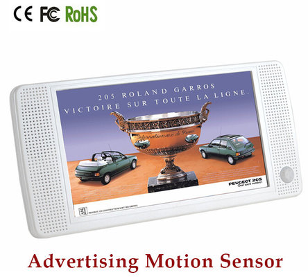 7 Inch TFT Motion Sensor LCD Display USB SD Digital Media Player For TV Advertising