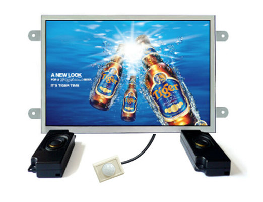 10.1in TFT LCD Digital Signage Display Screens 1080p With Motion Sensor
