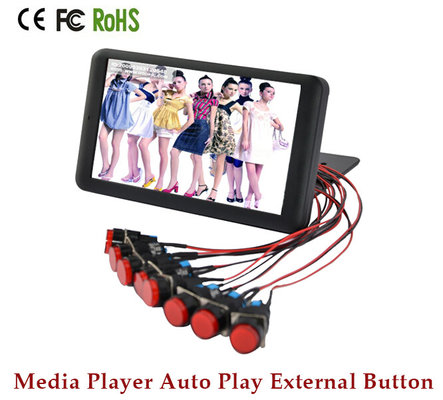 7 inch Full HD LCD Advertising Display Screen Digital Perimeter Advertising Boards