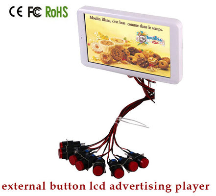 Multi Language OSD Small LCD Advertising Display / LCD Display Panel
