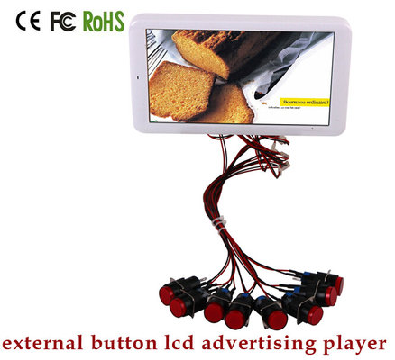 Multi Language OSD Small LCD Advertising Display / LCD Display Panel