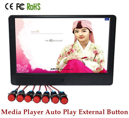 10.2 Inch 12V LCD Video Screen Digital Advertising Player For Retail Store