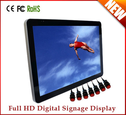 19 Inch Video Store Optical LCD Advertising Display , AVI  Digital Signage Display Monitor