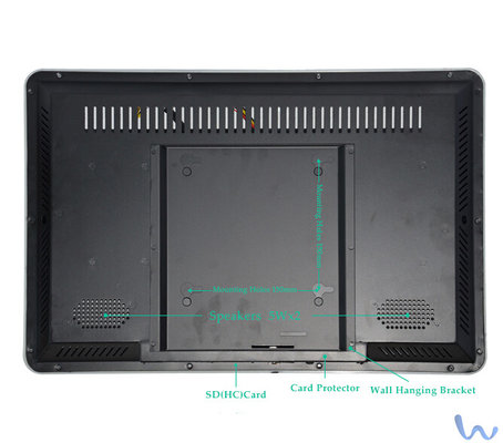 26in Bluetooth TFT LCD Display Monitor Digital Optical out 12v / 5A 1080P Rolling Caption for shopping mall