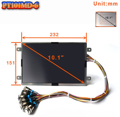 Open Frame HD Bluetooth LCD Monitor Display With 3.5 mm Earphone Out