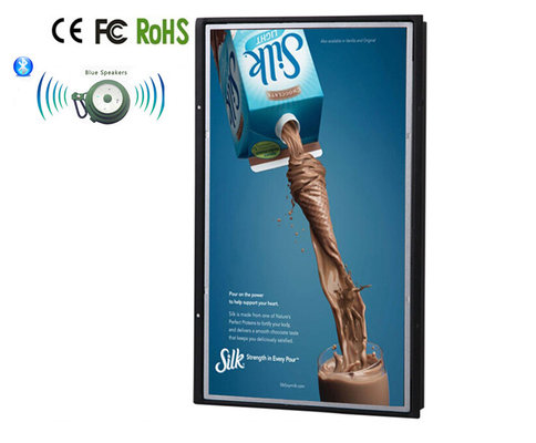 Digital Signage Bluetooth LCD Display , Full HD Bluetooth Display Vertical Screen