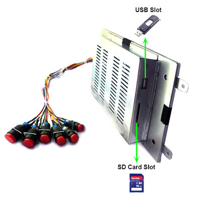1280 × 800 FULL HD Advertising Digital Signage Open Frame LCD Display with Digital optical out