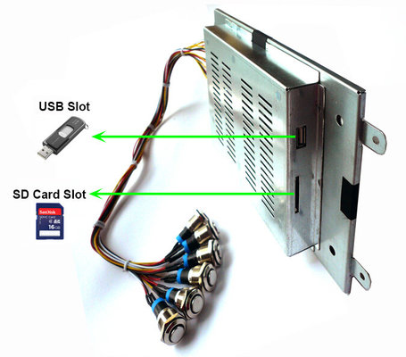 1280 × 800 FULL HD Advertising Digital Signage Open Frame LCD Display with Digital optical out