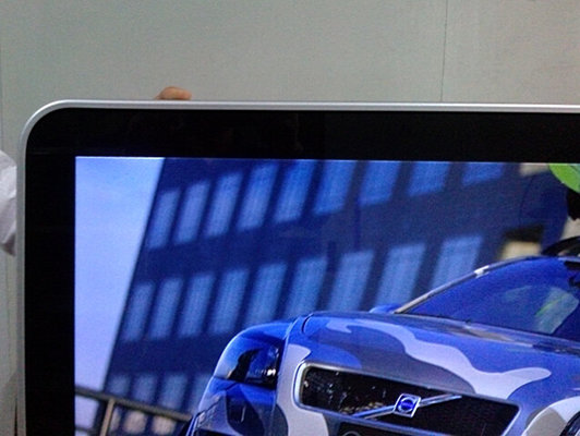 26 inch Wall Mounted Digital Signage With Rolling Caption , LCD Wall Display