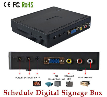 Indoor Programming Advertising Display Screens Pop Media Player For Video
