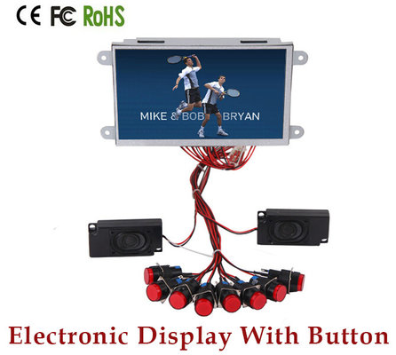 7 Inch Open Frame LCD Monitor , LCD Advertising Board Restaurant Digital Signage