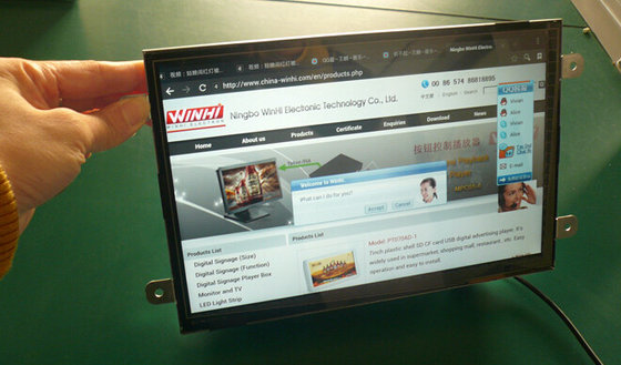 HDMI Android Network Media Player  Open Frame Touch Screen Monitor