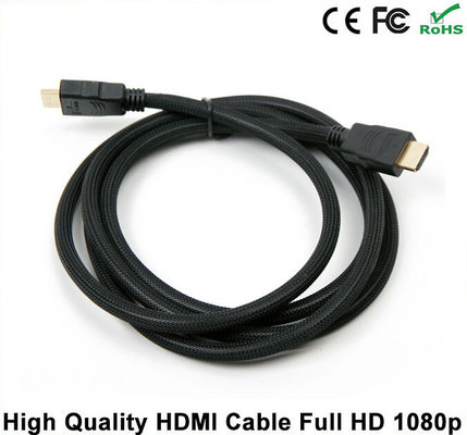 Digital Signage Media Player Components High Speed HDMI Cable With Ethernet