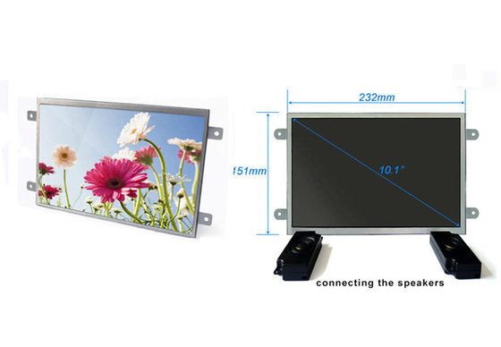 10inch video display screen bluetooth mini open frame hd lcd digital signage monitor