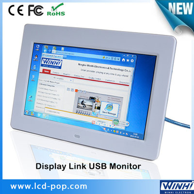 10 Inch HD Mini USB LCD Display Link  27.4 * 18.7 * 2.3cm ,Mirror / Extend screen Monitor