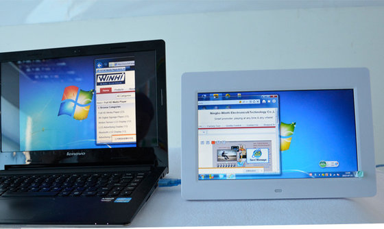 10 Inch HD Mini USB LCD Display Link  27.4 * 18.7 * 2.3cm ,Mirror / Extend screen Monitor