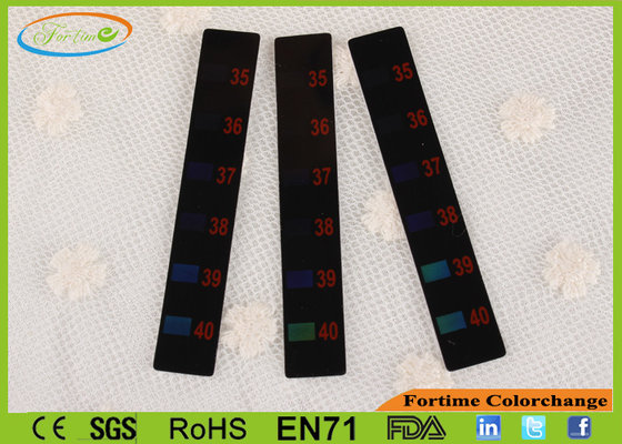 Accuracy Forehead Thermometer Strip , Adhesive Liquid Crystal Forehead Thermometer