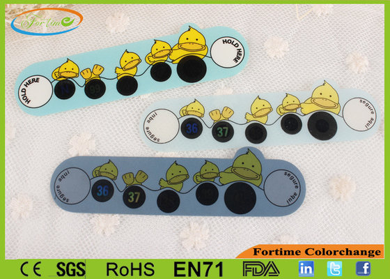 EN71 Approved Mdedical Forehead Thermometer Strip Range 36℃ ~  40℃