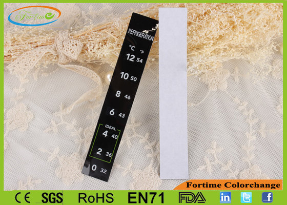 Liquid Crystal Household Fridge Freezer Thermometer Sticker 0℃ - 12℃