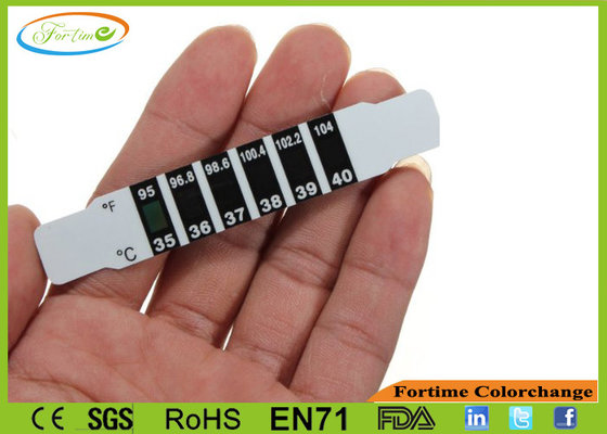 Handy Reusable PET Body Temperature Fever Stickers Thermometer Strips