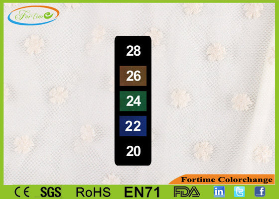 Handy Temperature Room Thermometer Sticker , Adhesive Thermometer Strips