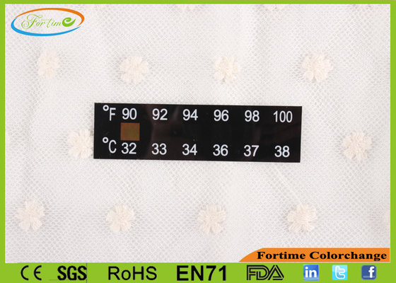 Flexible PET Temperature Thermometer Strip , No Mercury Contained And Unbreakable
