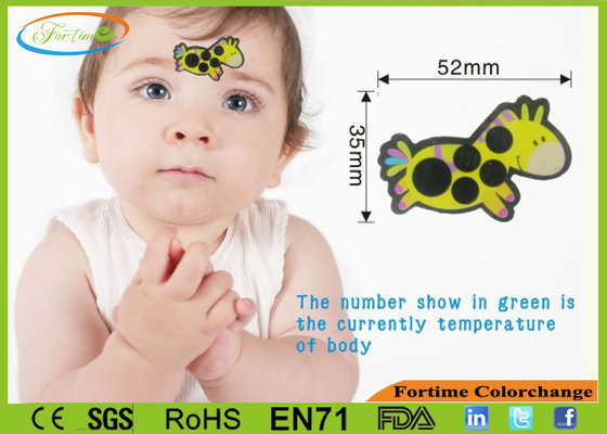 Convenient And Accuracy Fever Temperature Thermometer Sticker For Kids