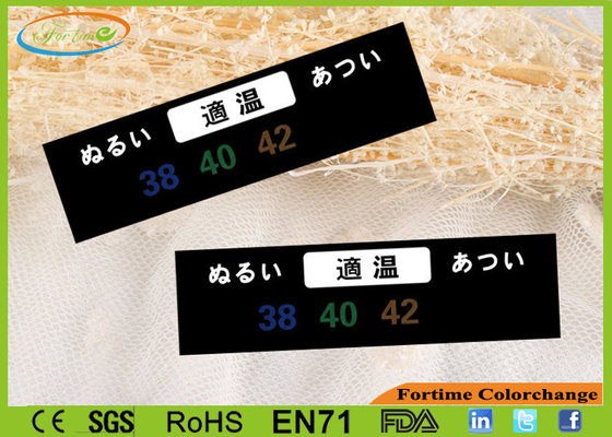 EN-71 Approved Reusable Adhesive Temperature Strips High Accuracy