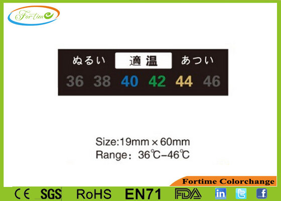 EN-71 Approved Reusable Adhesive Temperature Strips High Accuracy