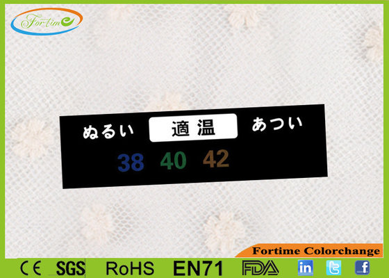 EN-71 Approved Reusable Adhesive Temperature Strips High Accuracy
