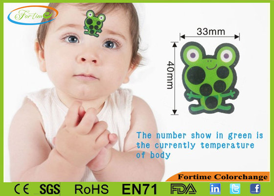 Frog Shape Thermometer Fever Stickers Indicator For Baby Temperature