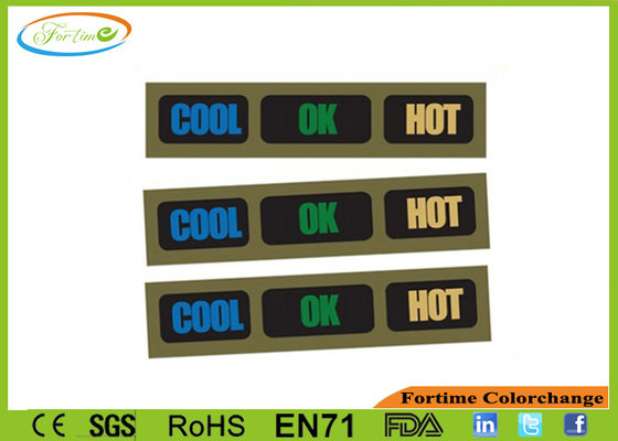 OEM Color Printing Temperature Sensitive Stickers for Bath Water Test
