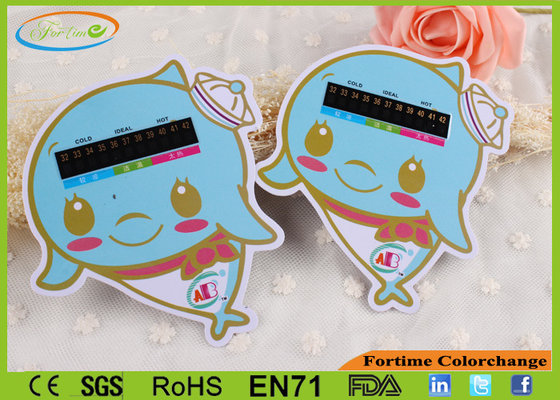 Kids Digital Flexible Baby Bath And Room Thermometer Sticker Customized