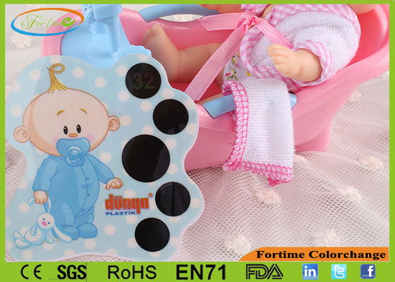 LCD Household Thermochromic Baby Bath Temperature Thermometer Mercury Free