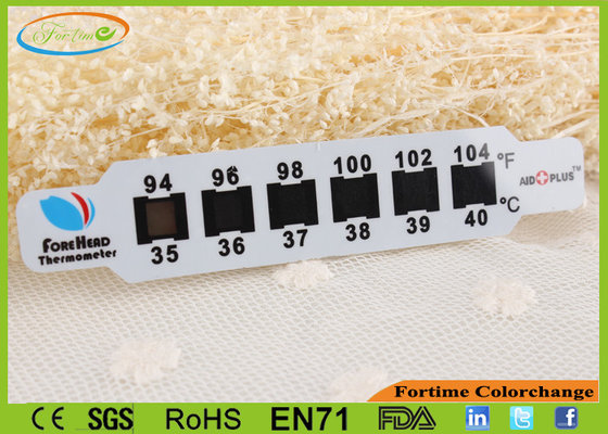 Safety Child / Kids Forehead Thermometer Strip Heat Sensitive Stickers
