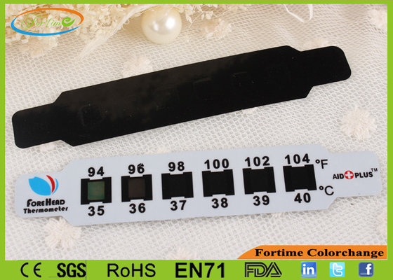 Safety Child / Kids Forehead Thermometer Strip Heat Sensitive Stickers