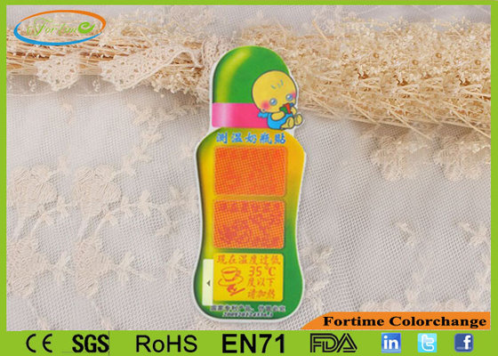 OEM Reusable PET Milk Bottle Thermometer With LCD Display 35 - 42℃