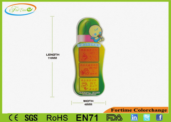 OEM Reusable PET Milk Bottle Thermometer With LCD Display 35 - 42℃